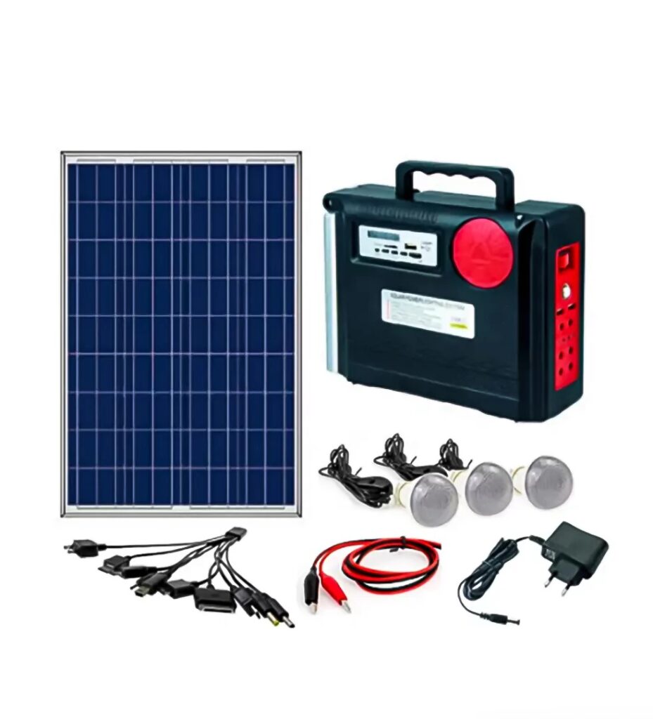 KIT SOLAR PORTÁTIL CON FOCOS | BIGSHOP